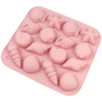 Reusable Seashell Chocolate Molds Washable Marine Theme Silicone for ...