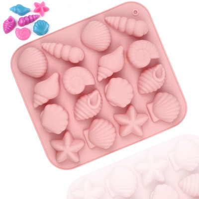 Reusable Seashell Chocolate Molds Washable Marine Theme Silicone for ...
