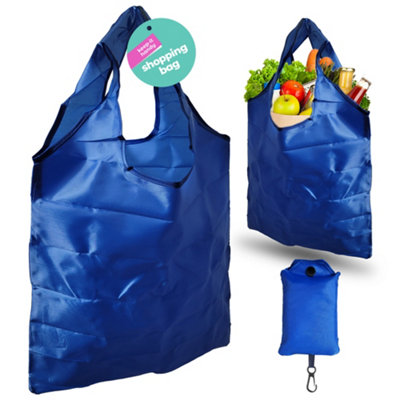 Reusable Shopping Bags Foldable in a Pouch , Foldaway Shopping Bags for ...