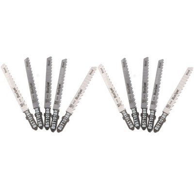 Reverse Tooth Jigsaw Blades with T Shank For Cutting Wood Plastics 10 ...
