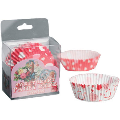 Rex London Sweetheart Fairy Muffin and Cupcake Cases (Pack of 72) White ...