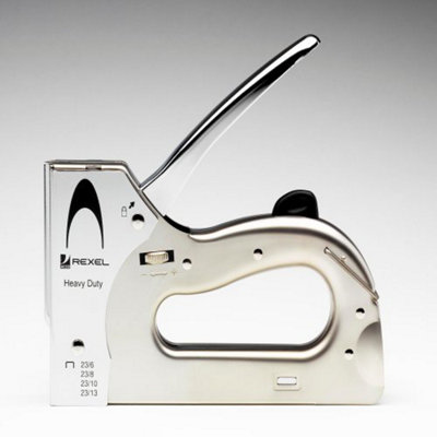 Rexel Heavy Duty Metal Tacker Chrome
