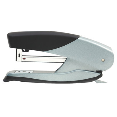Rexel Matador Metal Half Strip Office Stapler Silver/Black | DIY at B&Q