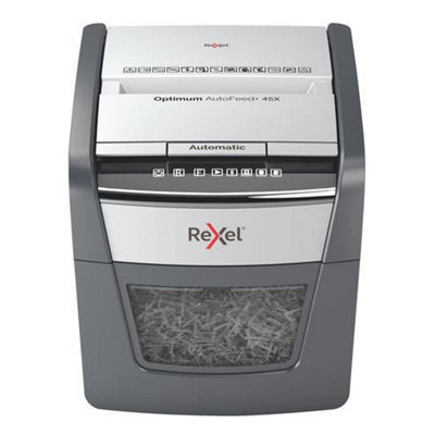 Rexel Optimum Auto Feed 45 Sheet Automatic Cross Cut Paper Shredder 20 ...
