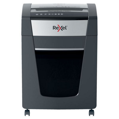 Rexel P420+ Black Cross Cut Paper Office Shredder P4 30 Litre