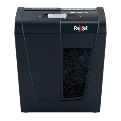 Rexel Secure S5 Strip Cut Paper Office Shredder 10 Litre