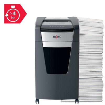 Rexel XP422+ Black Cross Cut Paper Office Shredder P4 85 Litre