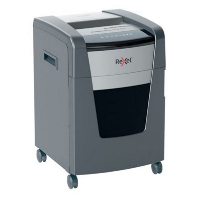 Rexel XP512+ Black Micro Cut Paper Office Shredder P5 45 Litre