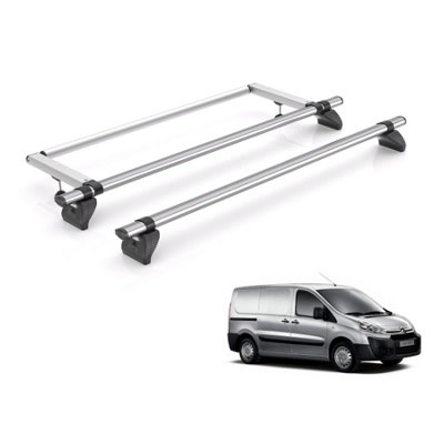 RHINO Kammbar Fleet Roof Bars for Citroen Dispatch (2007-2016) Models ...
