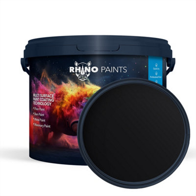 RHINO PAINTS PU350 POLYURETHANE INDUSTRIAL FLOOR PAINT BLACK 20l