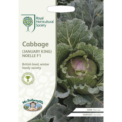 RHS Cabbage January King Seeds