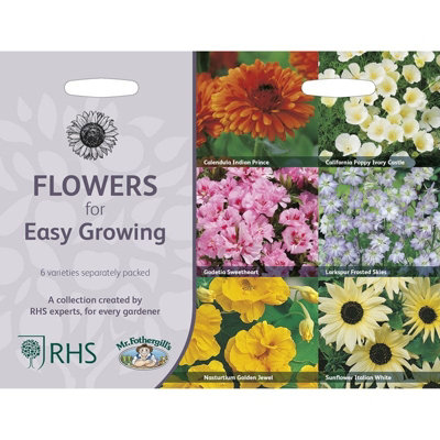 RHS Flowers for Easy Grow Flower Seeds