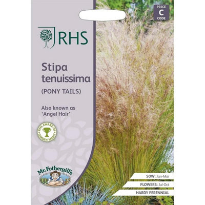 RHS Stipa Tenuissima Pony Tails Flower Seeds