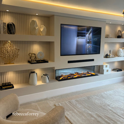 Ribbed Wall Panel - Paintable & Moisture Resistant - Panels by Sofia ...