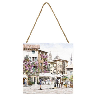 Richard Macneil Sunshine Square Plaque Multicoloured (20cm x 20cm)
