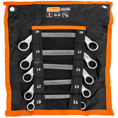 Richmann C type moon ring-end spanner set 5 pcs 10 sizes 10-19 mm ( C6206)