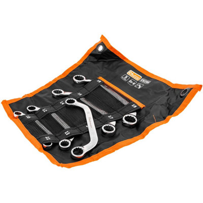 Richmann C type moon ring-end spanner set 5 pcs 10 sizes 10-19 mm ( C6206)