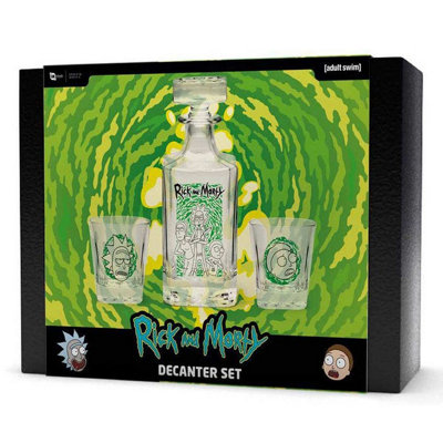 Rick and Morty Decanter and Glasses Set | DIY at B&Q
