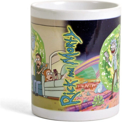 Rick And Morty Portal Mug White/Green (One Size)