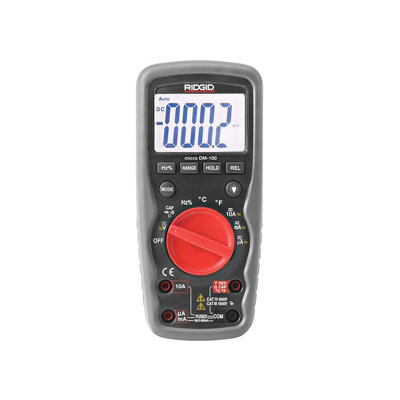 Ridgid Dm-100 Micro Digital Multimeter 37423 Multi Colour (One Size)