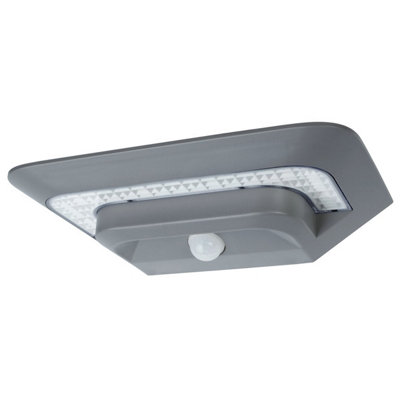 RIDLEY - CGC Solar Panel & Motion Sensor Curved LED Wall Light