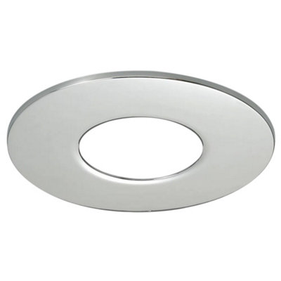 Riga Flex Chrome Downlight Bezel - 70mm Cut-out - Polished Finish, IP65