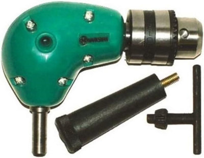 Right Angle Drill Attachment Chuck Key Adapter 3/8" Diy Tool Accessory ...