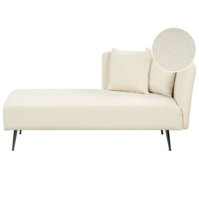 Right-Hand Chaise Lounge RIOM Boucle Off-White