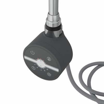 Right Radiators 1000W Thermostatic Touch Screen Heated Towel Rail ...