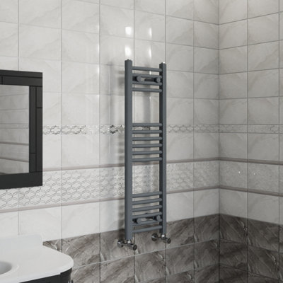 Right Radiators 1000x300 mm Curved Heated Towel Rail Radiator Bathroom ...