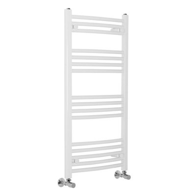 Right Radiators 1000x500 mm Bathroom Curved Heated Towel Rail Radiator ...