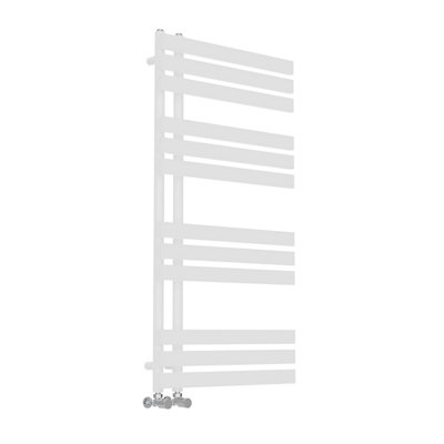 Right Radiators 1200x600 mm Designer D Shape Heated Towel Rail Radiator ...