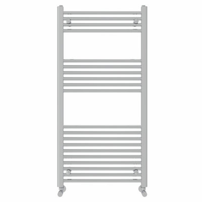 Right Radiators 1200x600 mm Straight Heated Towel Rail Radiator ...