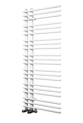 Right Radiators 1250x500 mm Round Designer Ladder Rads Heated Towel ...