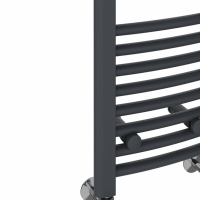 Right Radiators 1400x300 mm Curved Heated Towel Rail Radiator Bathroom ...