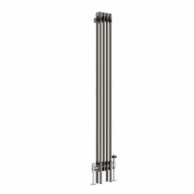 Right Radiators 1500x200 mm Vertical Traditional 2 Column Cast Iron ...