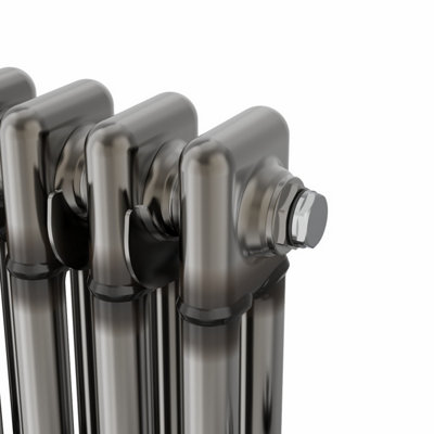 Right Radiators 1500x200 mm Vertical Traditional 2 Column Cast Iron ...