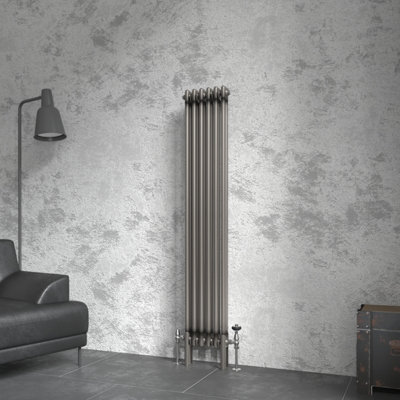 Right Radiators 1500x290 mm Vertical Traditional 2 Column Cast Iron ...