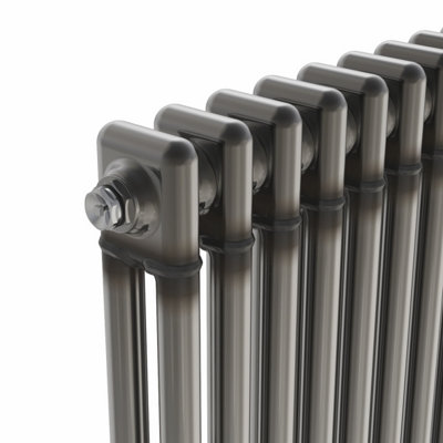 Right Radiators 1500x380 mm Vertical Traditional 2 Column Cast Iron ...