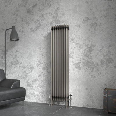 Right Radiators 1500x380 mm Vertical Traditional 4 Column Cast Iron ...