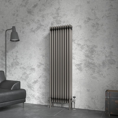 Right Radiators 1500x470 mm Vertical Traditional 4 Column Cast Iron ...