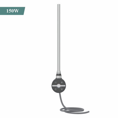 Right Radiators 150W Thermostatic Touch Screen Heated Towel Rail ...