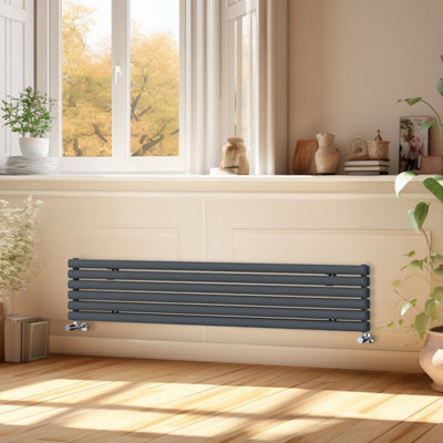 Right Radiators 1800x354 mm Horizontal Vertical Oval Column Radiator ...