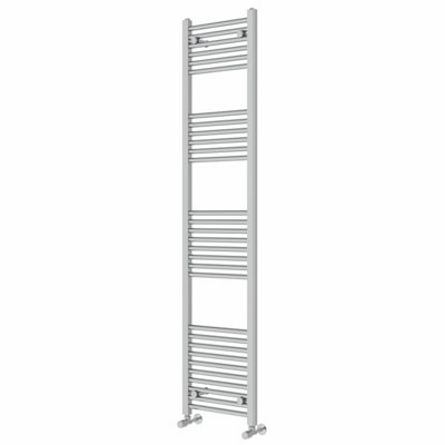 Right Radiators 1800x400mm Chrome Straight Heated Towel Rail Radiator ...