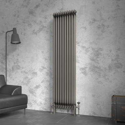 Right Radiators 1800x470 mm Vertical Traditional 2 Column Cast Iron ...