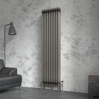 Right Radiators 1800x470 mm Vertical Traditional 4 Column Cast Iron ...
