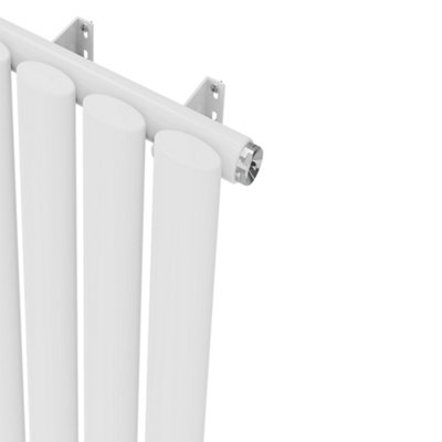 Right Radiators 1800x472mm Vertical Single Oval Column Designer ...
