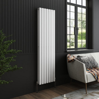 RIGHT RADIATORS 1800X480 MM VERTICAL DOUBLE D SHAPE FLAT PANEL DESIGNER ...