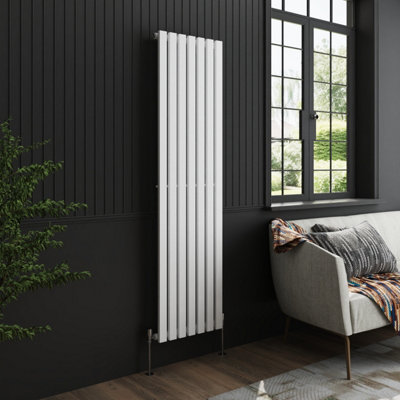 Right Radiators 1800x480 mm Vertical Single D Shape Flat Panel Designer ...