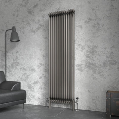 Right Radiators 1800x560 mm Vertical Traditional 2 Column Cast Iron ...